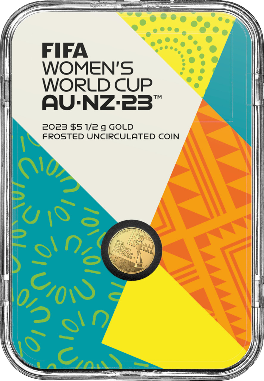 2023 $5 ½ g Gold Frosted Uncirculated Coin – FIFA Women´s World Cup ...