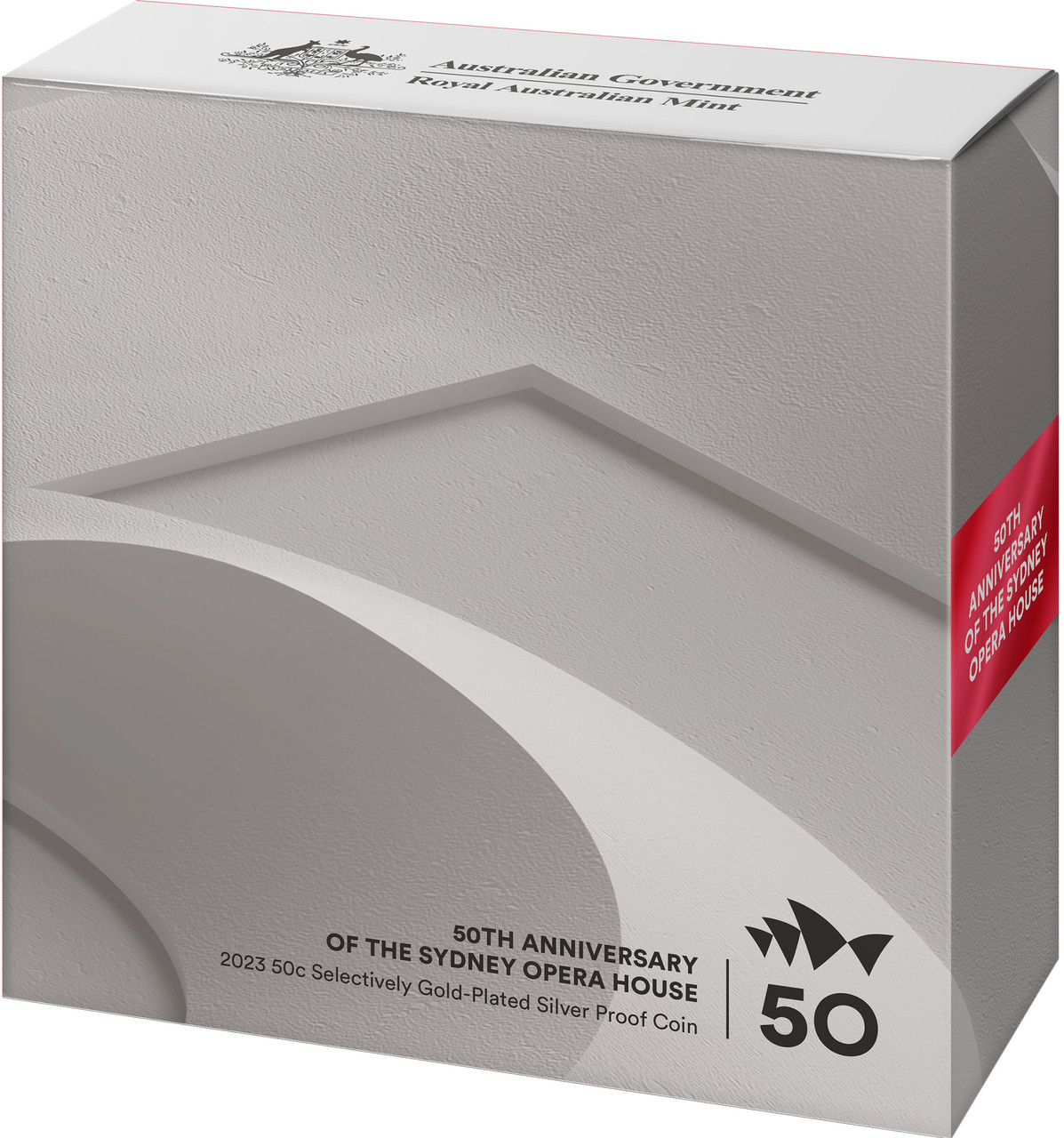 2023 50c Silver SGP Proof Coin – 50th Anniversary of the Sydney Opera ...