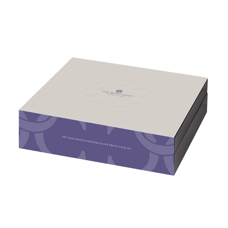 The 2024 United Kingdom Silver Proof Coin Set - Presented by The Coin ...