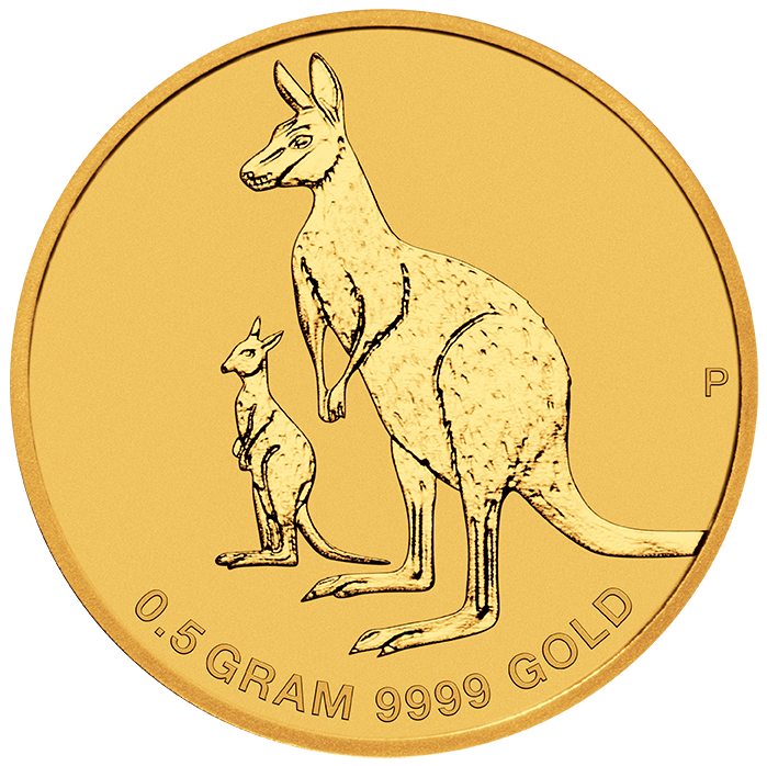 2020 Mini Roo - 0.5g Gold Coin - Presented by The Coin Company