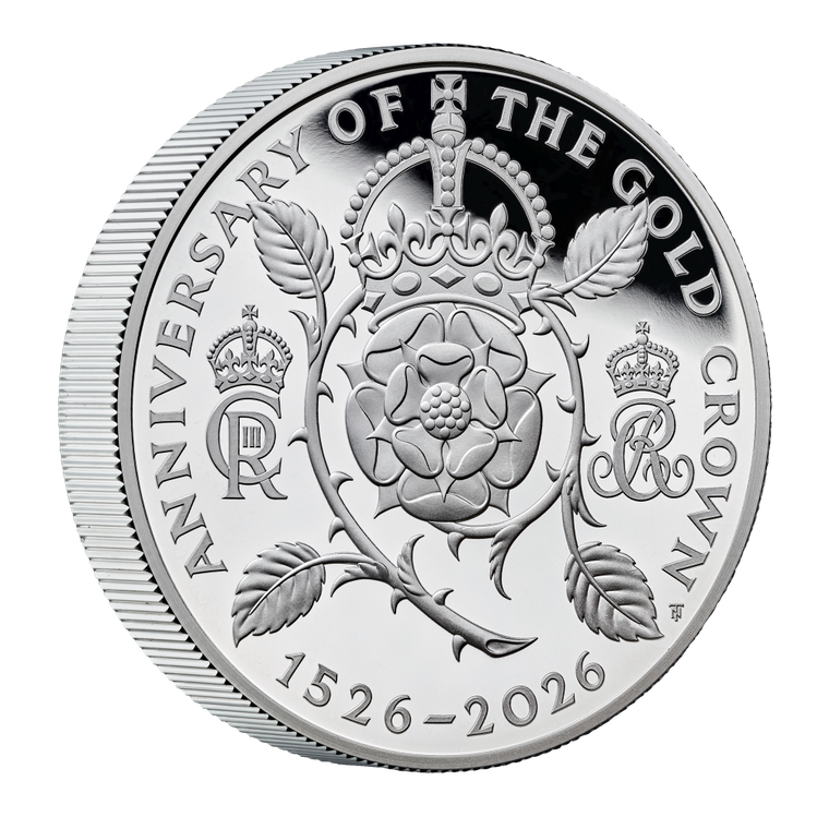 2026 500 Years of the Crown - £5 Silver Proof Piedfort Coin