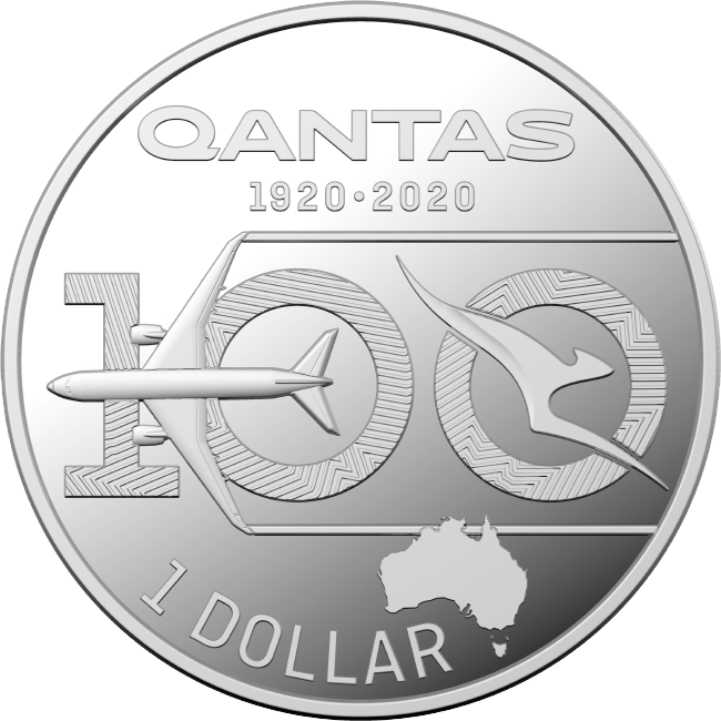 Qantas turns 100 years old! 2020 $1 Qantas Centenary 1/2oz Silver Proof ...