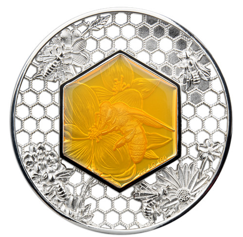 2023 $5 Filigree Bee 2oz Fine Silver Coin - Presented by The Coin Company