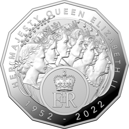 2023 50c Fine Silver Proof Coin – Elizabeth Regina – HM Queen Elizabeth ...