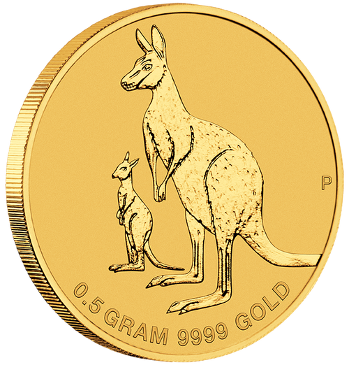 2020 Mini Roo - 0.5g Gold Coin - Presented by The Coin Company