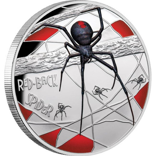 2020 $10 Redback Spider 5oz Silver Proof Coin - Presented by The Coin ...