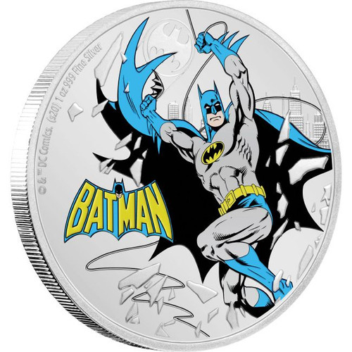 2020 JUSTICE LEAGUE 60th Anniversary - BATMAN 1oz Silver Coin ...