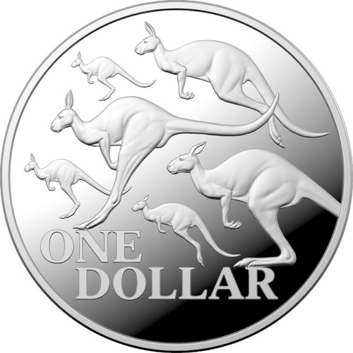 2020 $1 Kangaroo Series - Red Kangaroo 1oz Silver Proof Coin ...