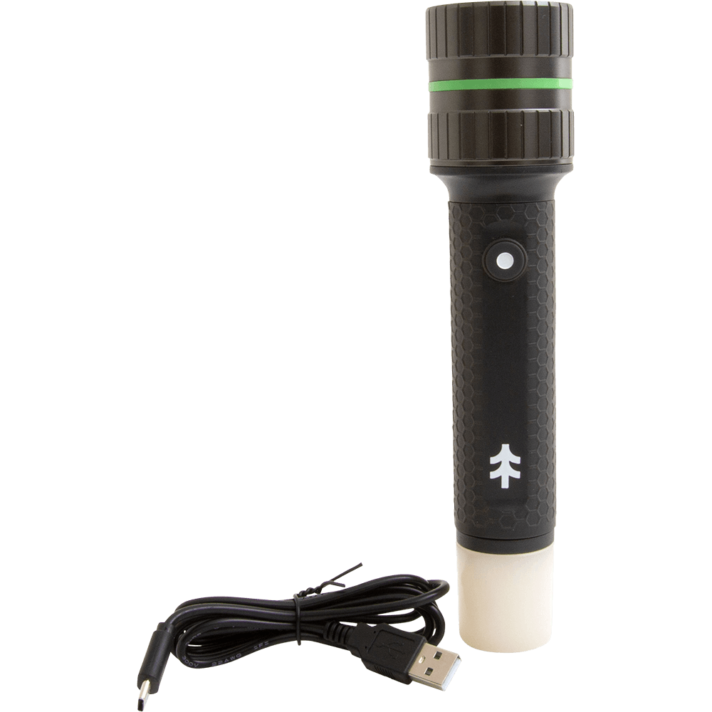 Swiss Tech 1000 Lumens LED Rechargeable Torch With Lantern End ...