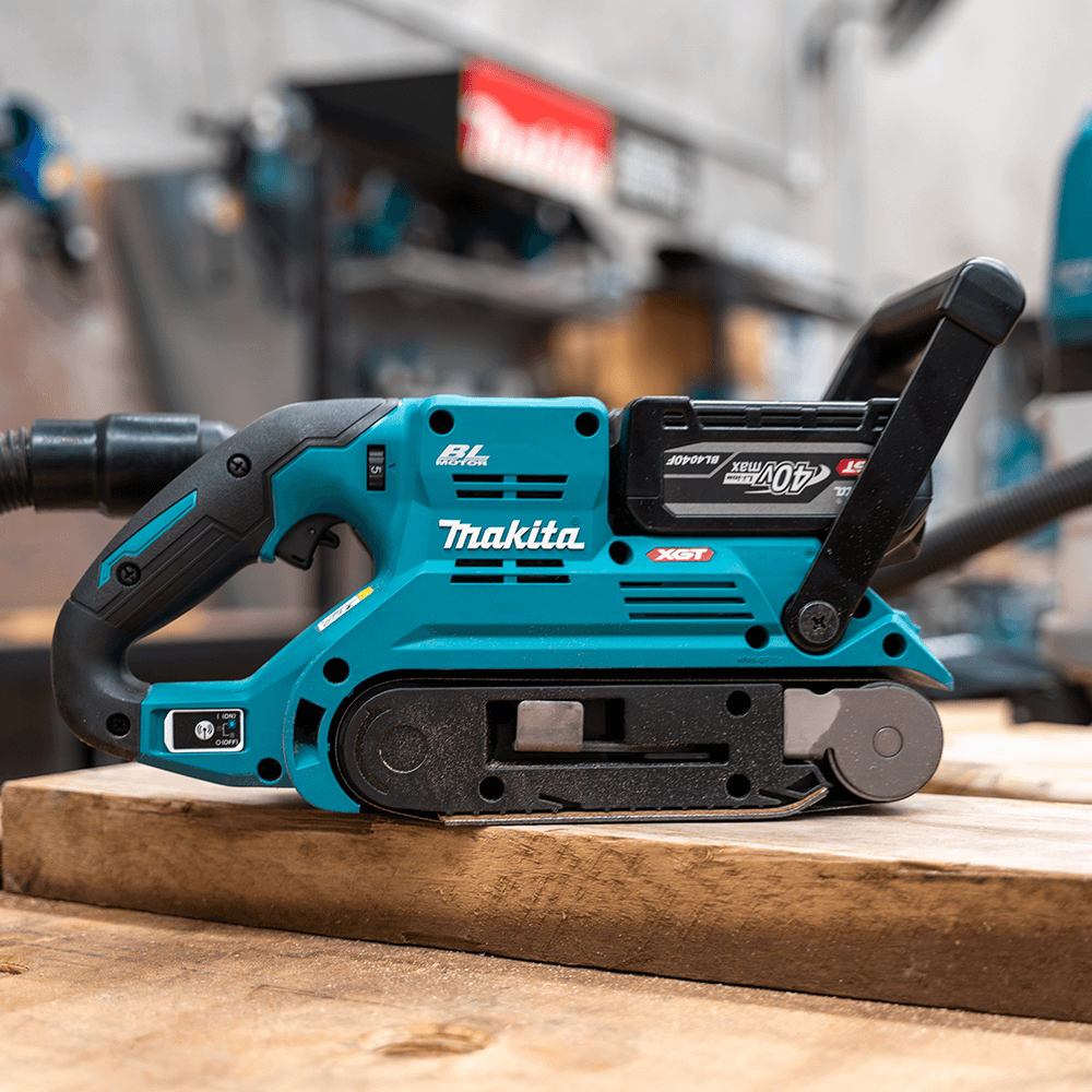 Makita 40V Max 76mm Brushless Cordless Belt Sander Skin BS001GZ TradeTools