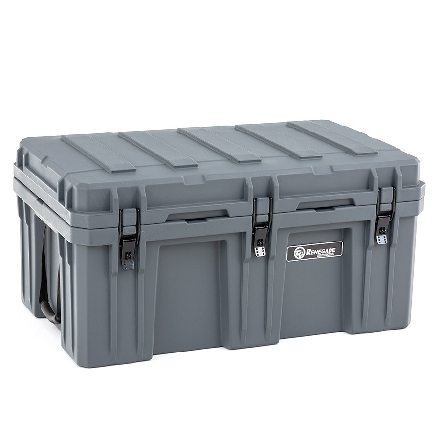 Renegade Industrial 160L Large LLDPE Grey Tuff Box - TUFF910V3 | TradeTools