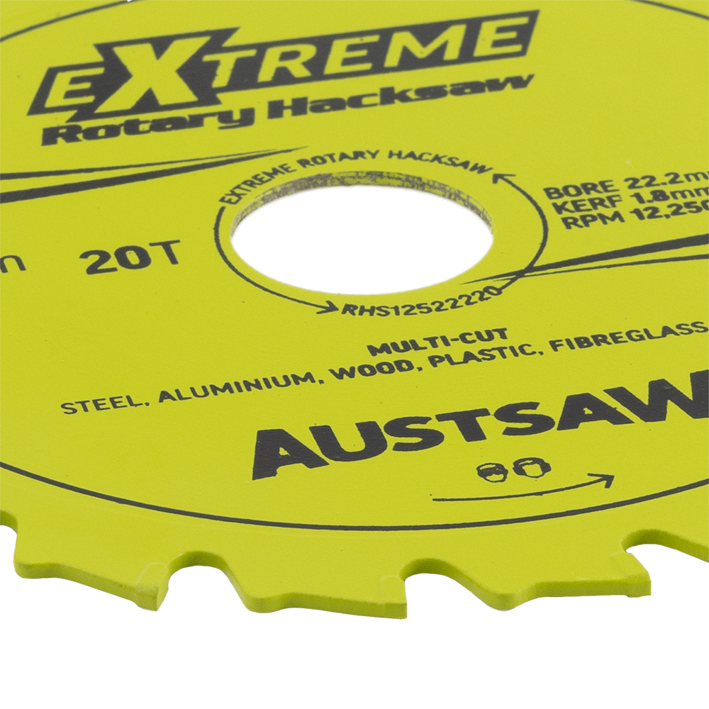 Hacksaw blade for aluminium store