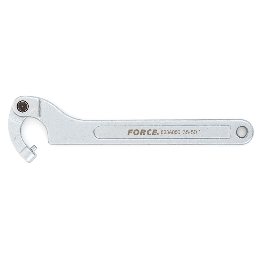 Force 35 50mm Pin Type Adjustable Hook Wrench 823A050