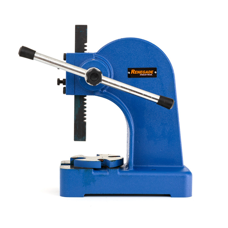 Renegade Industrial 1,000Kg (1T) Heavy Duty Cast Iron Arbor Press ...