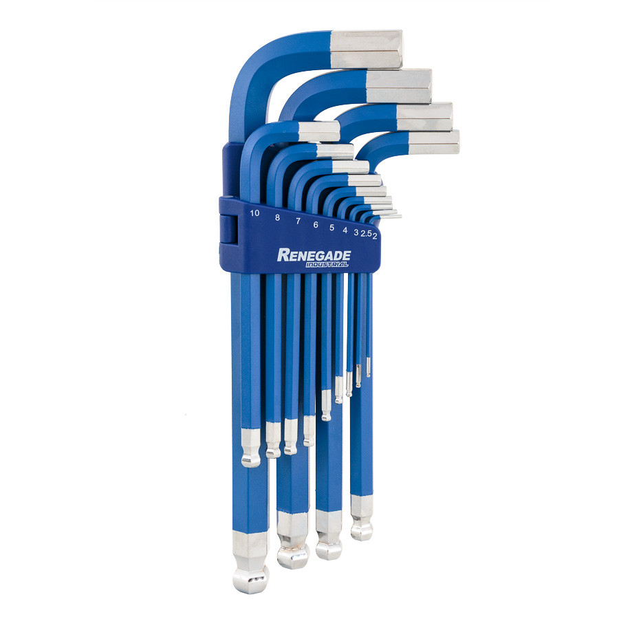 Renegade Industrial 13 Piece Jumbo Metric Hex Key Set - RIJHKSM ...