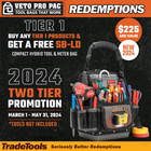 Veto Pro Pac TechPac Large Backpack Tool Bag - VETOTECHPAC1 | TradeTools