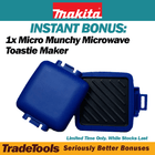 Makita 40V Max Cordless 8L Microwave Skin - MW001GZ-B | TradeTools