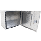 Renegade Industrial Checker Plate Side Open Aluminium Generator Box ...