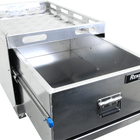 Renegade Industrial 450mm Drawer & Slide Out Work Bench/Tray Aluminium ...