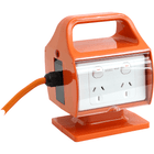 Renegade Industrial 10Amp RCD 4 Outlet Portable Safety Power Box ...