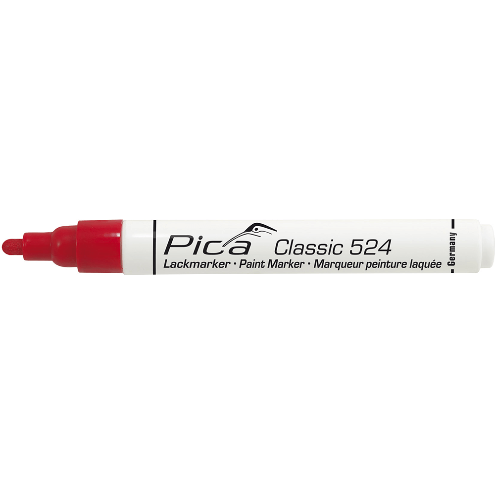 Pica Classic 524 Industry Red Paint Marker - 524-40 | TradeTools