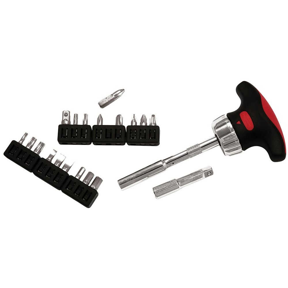 Sidchrome 21 Piece T Handle Ratcheting Screwdriver Set - SCMT29570 ...