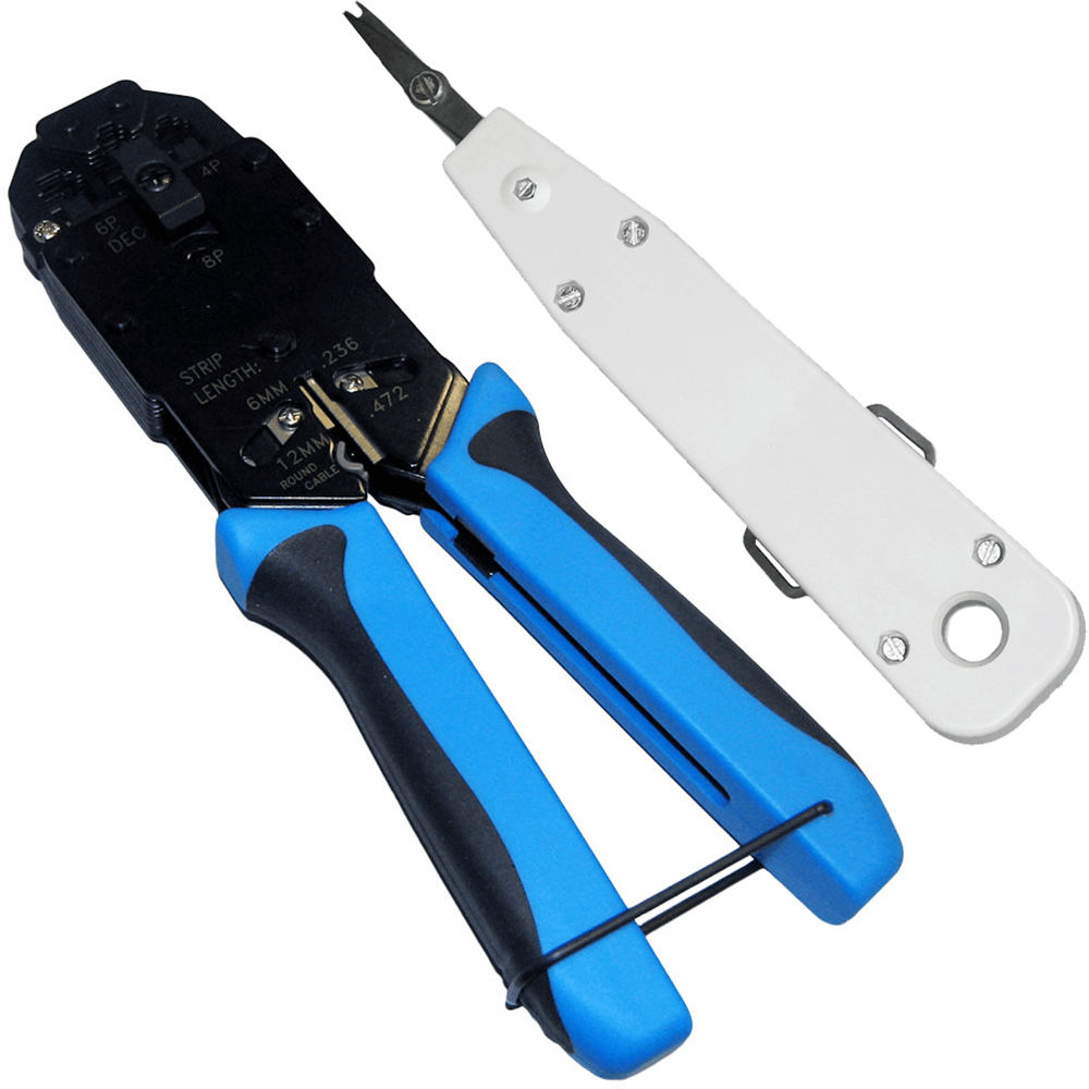 Wattmaster Professional Modular Crimping & Punch Tool Kit - WATDAT ...