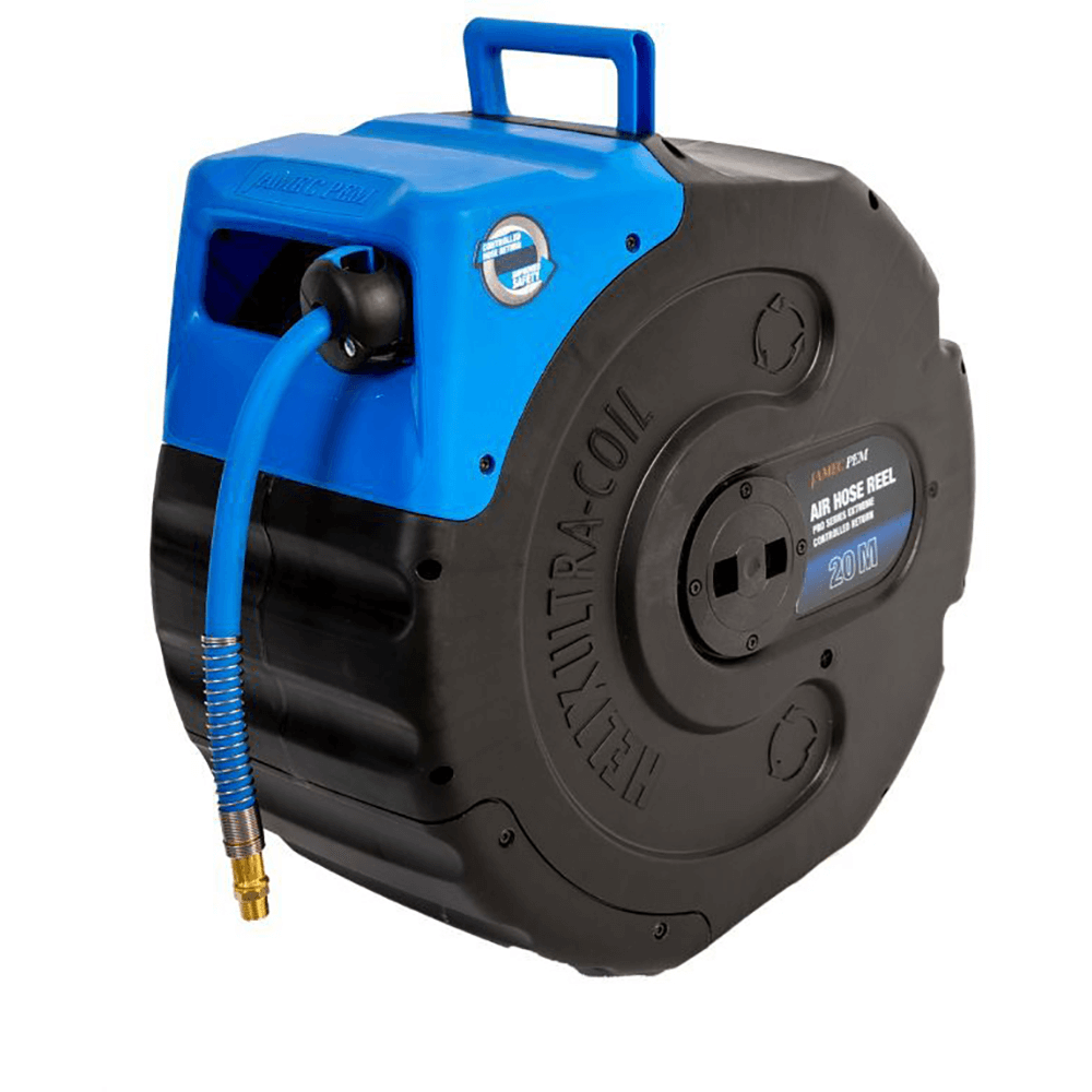 Jamec Pem 20M Retractable Extreme Ultraflex Air Hose Reel - 58.5089 ...