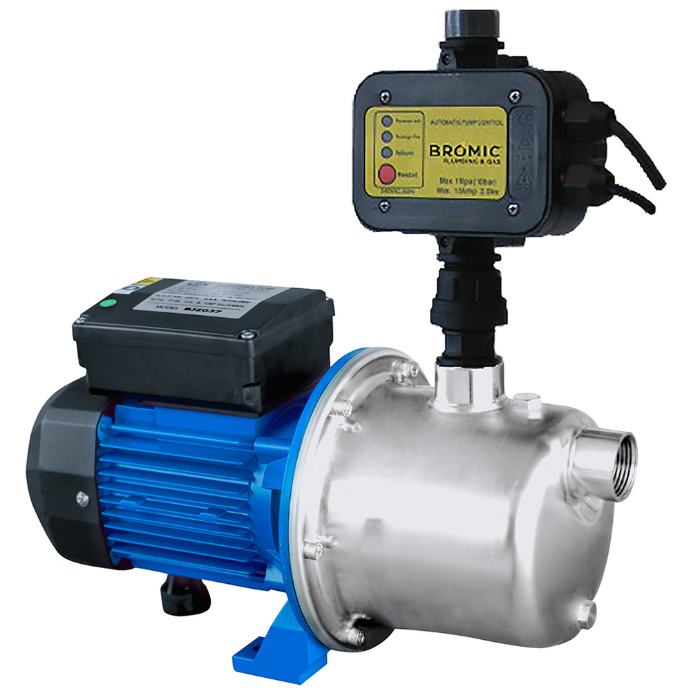 Waterboy 60L 750W 1.0HP Jet Pump With Control Household Pressure System ...