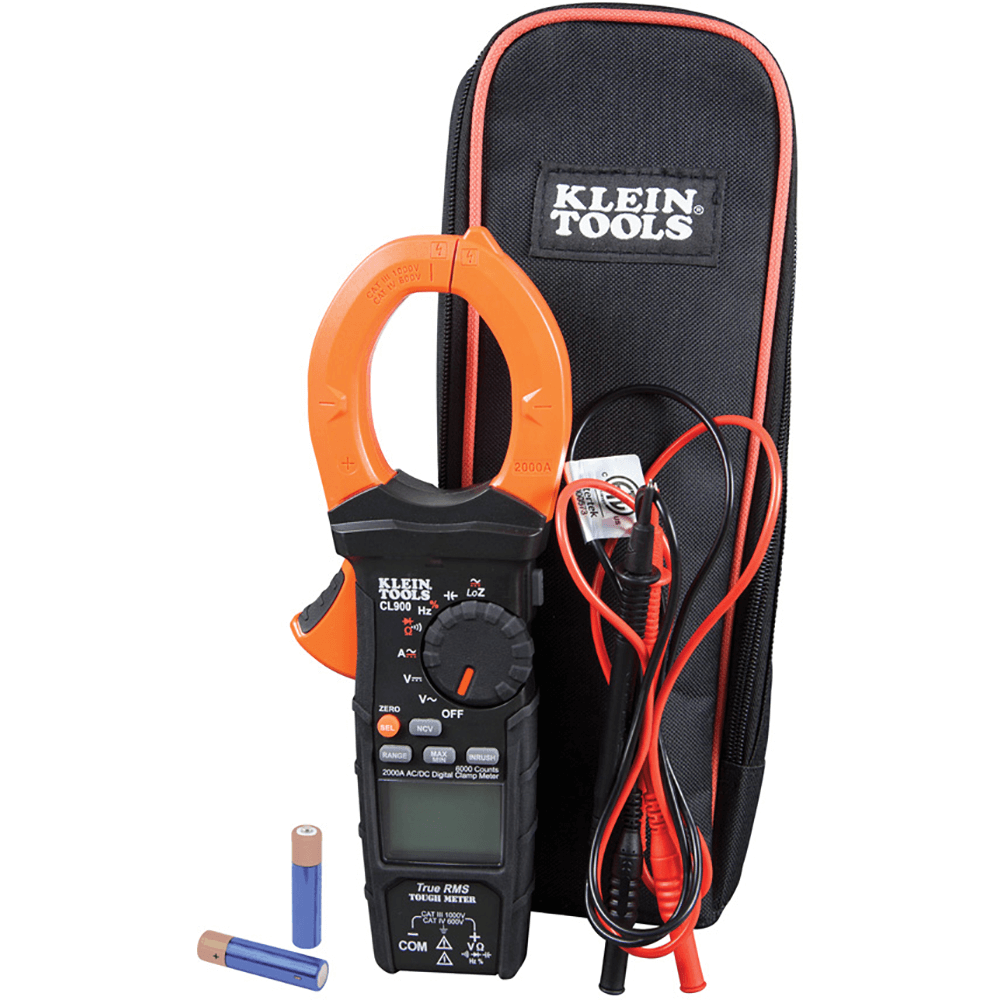 Klein Tools 2000 Amp Digital Clamp Meter - CL900 | TradeTools