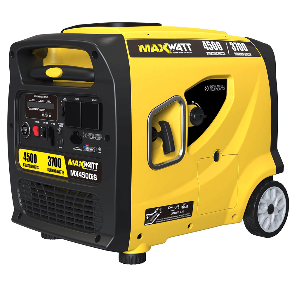 Maxwatt 4.5kVA 4500W Pure Sine Wave Digital Inverter Generator ...