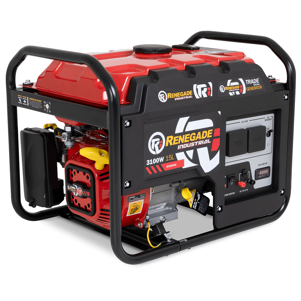 Renegade Industrial 3100W 6HP Generator - RI3800AS | TradeTools