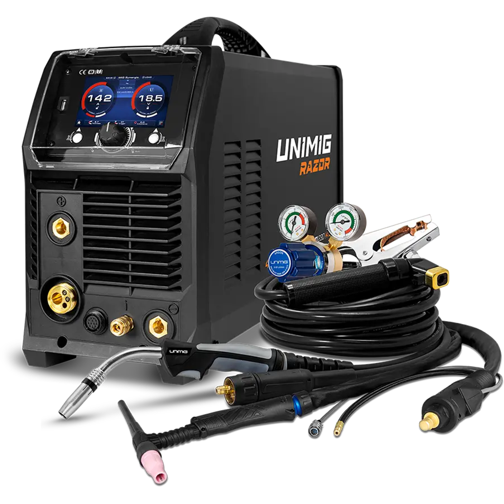 UNIMIG RAZOR MULTI 230 Amp AC/DC 4-In-1 MIG/TIG/Arc Welder - U11004K ...