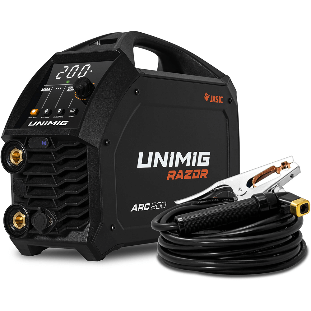 UNIMIG RAZOR 200 Amp PFC MMA/Arc Welder - U13003K | TradeTools
