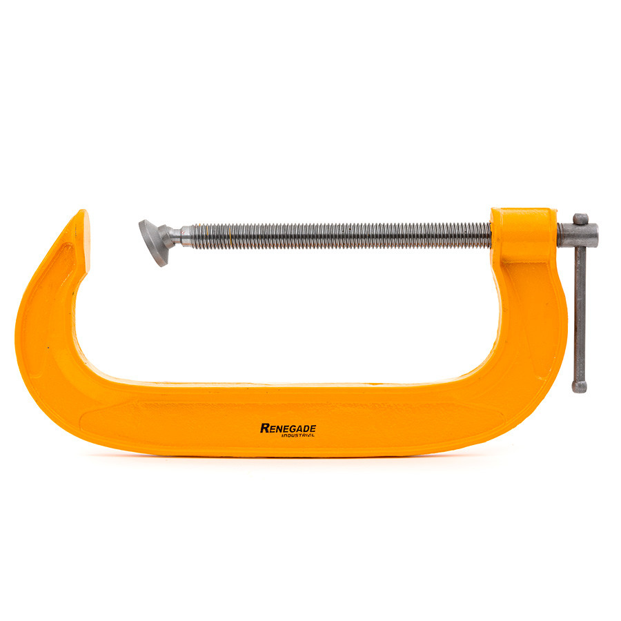 Renegade Industrial 250mm Cast Iron G Clamp - RIGC-10 | TradeTools
