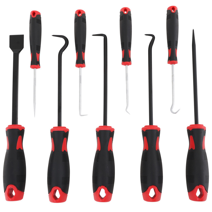 Renegade Industrial 9 Piece Scraper, Hook & Pick Set - RISHP9P | TradeTools