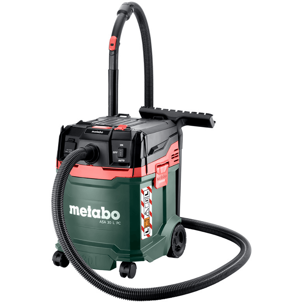 Metabo ASA 30 L PC 1200W 30L L-Class Wet & Dry Dust Extraction Vacuum ...