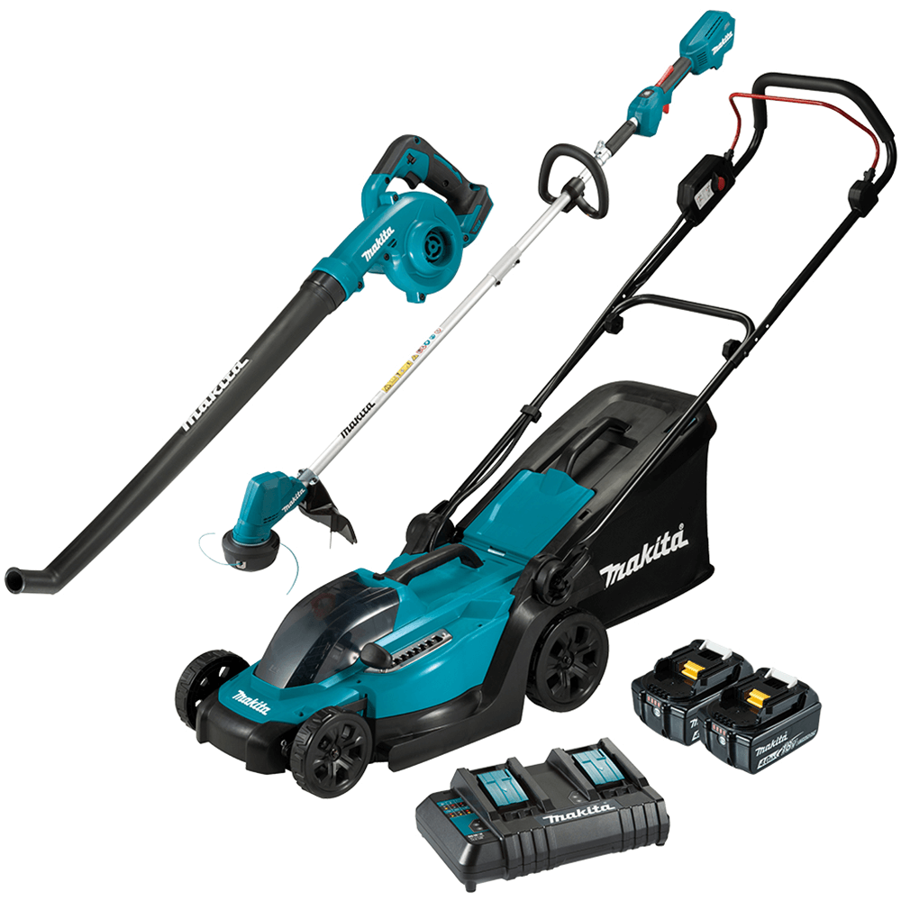 Makita 18V 4.0Ah 3 Piece Cordless Power Garden Combo Kit - DLX3188CM ...