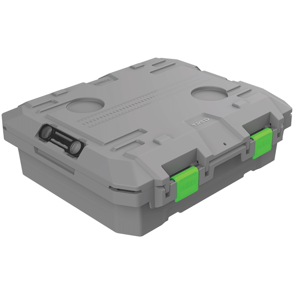 TRED GT 25L Shallow Storage Box - Grey - T54SBSG | TradeTools