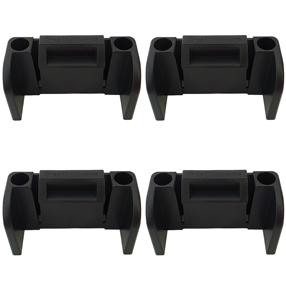 StealthMounts Universal Level Mounts - Black - 4 Pack - OM-LM-BLK-2 ...