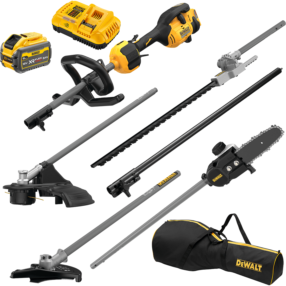 DeWALT 54V 9.0Ah FLEXVOLT XR Brushless Cordless 6 Piece Split Boom ...