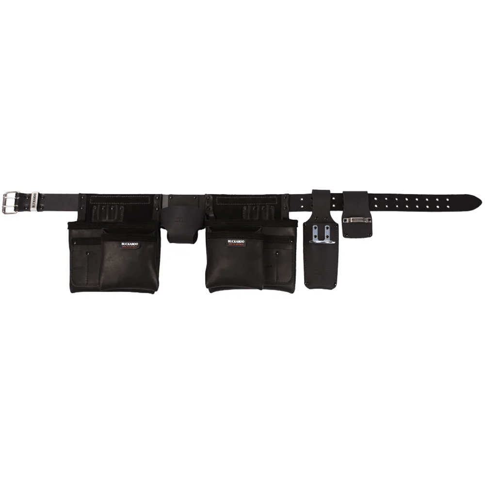 Buckaroo 32" - 46" Adjustable Leather Apron Tool Belt Set - TAB ...