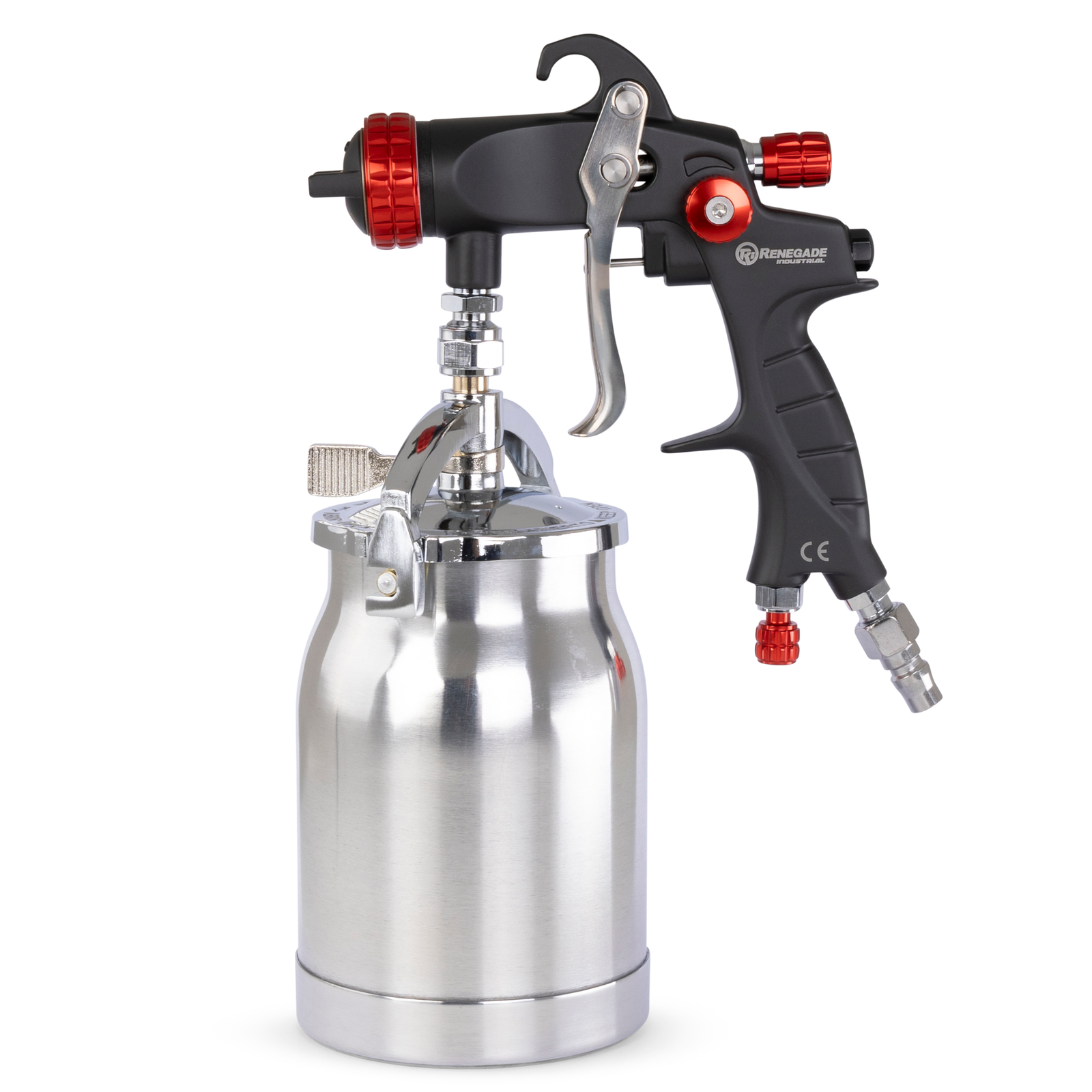 Renegade Industrial 2.0mm HVLP Suction Feed Spray Gun - RI101AS-HVLP | TradeTools