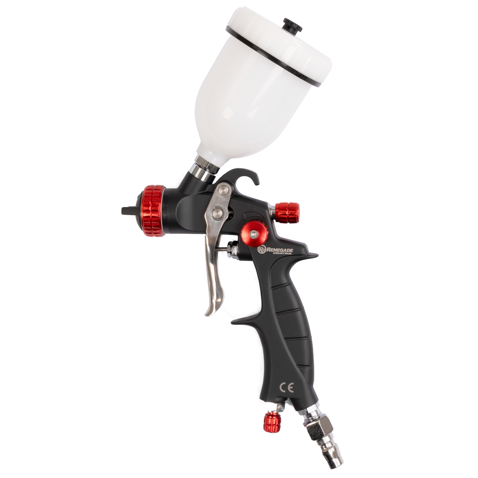 Renegade Industrial 0.8mm Touch-Up HVLP Gravity Feed Spray Gun - RI102AG-HVLP | TradeTools