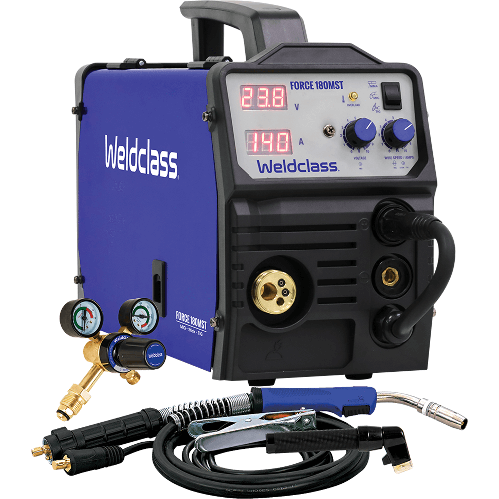 Weldclass FORCE 180MST 180 Amp MIG/TIG/Arc Welder - WF-06128 | TradeTools