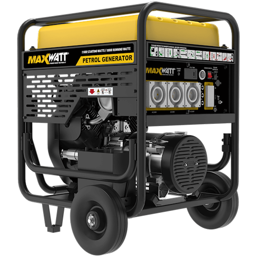 Maxwatt 13.5kVA 11000W Electric 2-Wire Auto Start Petrol Generator ...