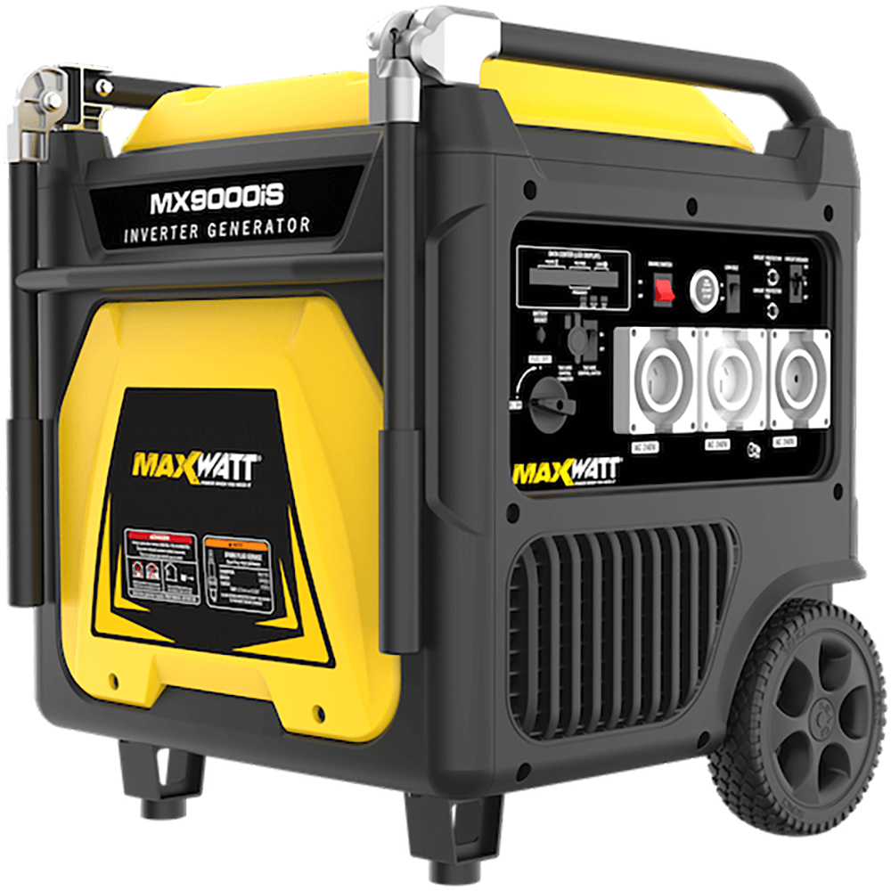 Maxwatt 9kVA 9000W Pure Sine Wave Digital Inverter Generator - MX9000IS ...