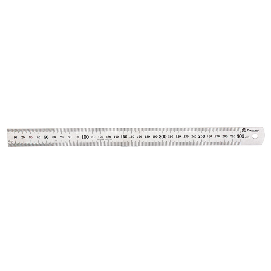 Renegade Industrial 300mm Stainless Steel Ruler - RISSR300 | TradeTools