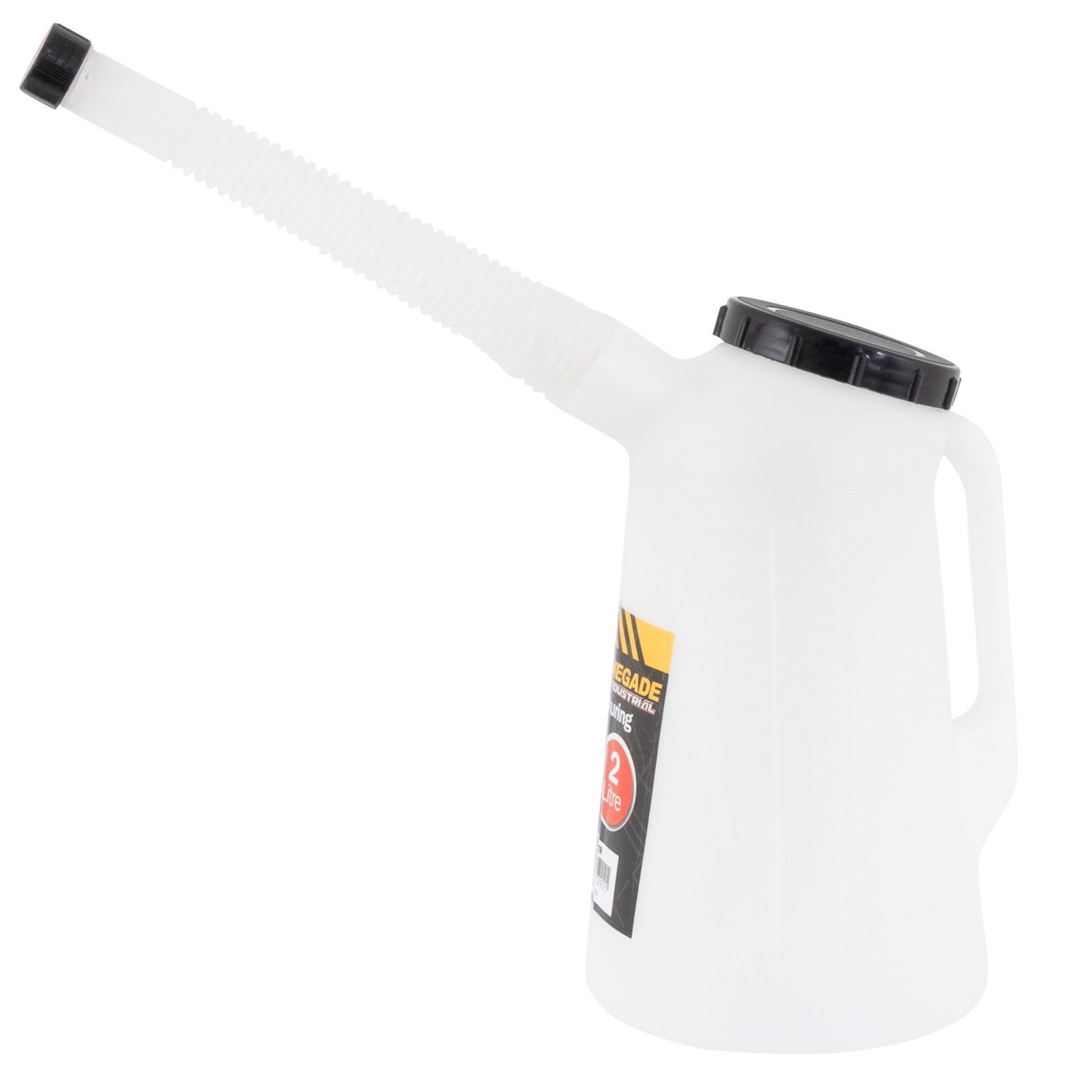 Renegade Industrial 2L Metric & Imperial Measuring Jug With Lid & Spout ...