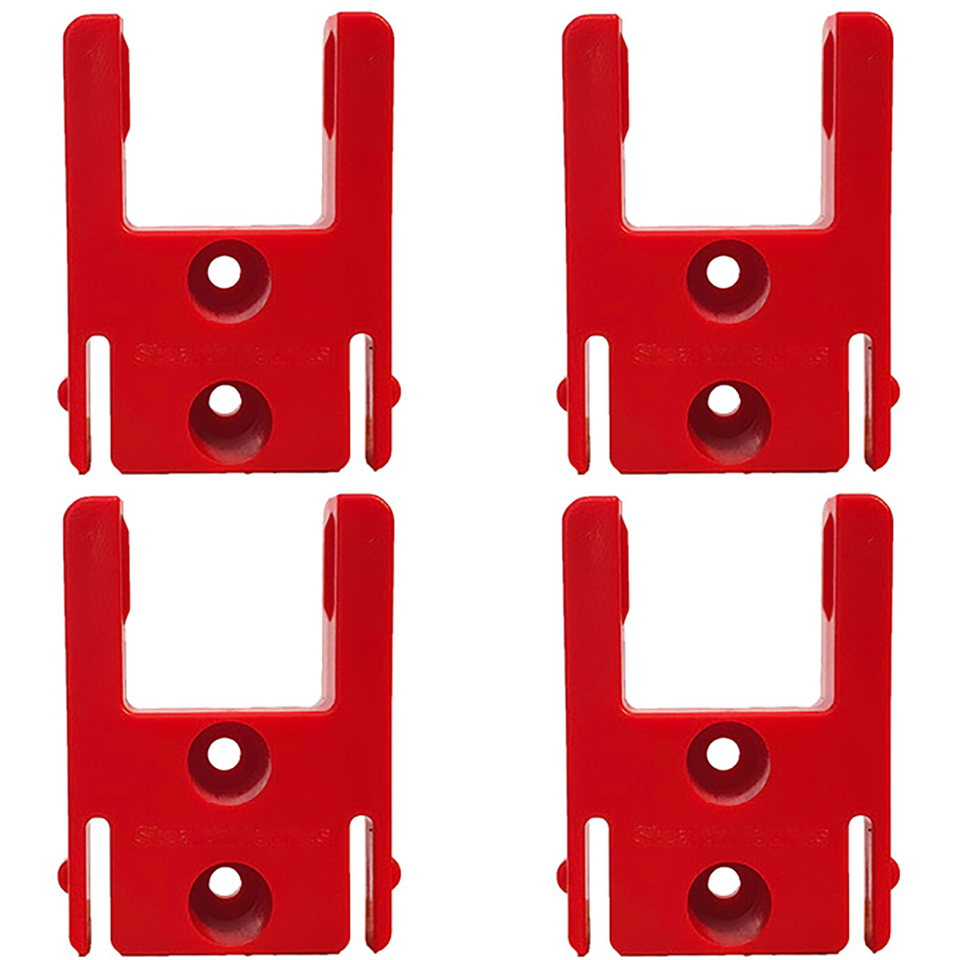 StealthMounts Milwaukee M18 18V Cordless Skin Tool Mounts - Red - 4 ...
